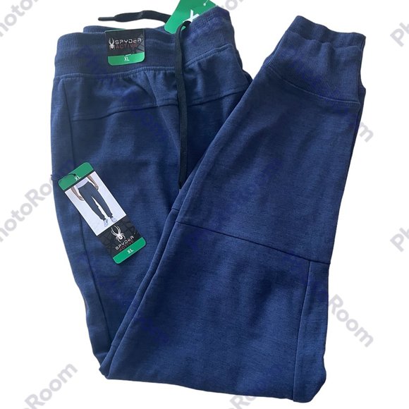 Spyder | Pants | Mens Jogger Spyder Active Xl Navy Nwt | Poshmark